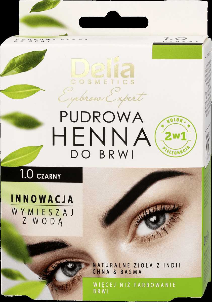 Henna pudrowa do brwi - naturalne kolory i długotrwały efekt | Sklep ...